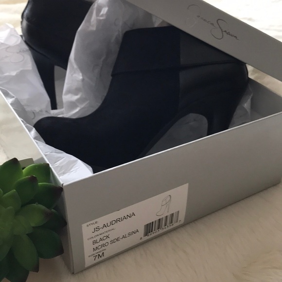 Jessica Simpson | Shoes | Jessica Simpson Black Audriana Booties | Poshmark